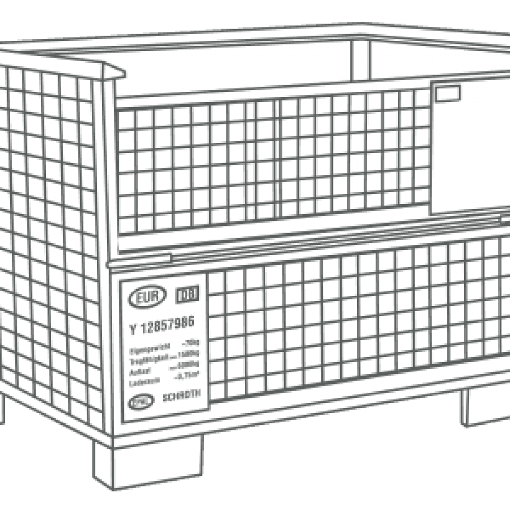 Szabványos gitterbox 970 | GitterboxShop